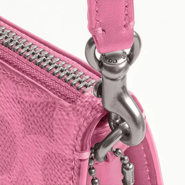 バッグ Coach Signature pink Shoulder Bag Coach Laurel Shoulder Bag With Signature Rivets | Brixton Baker